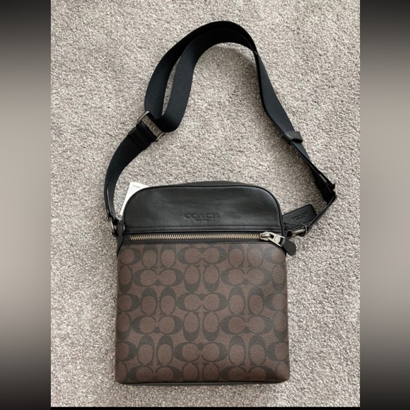 Coach | Bags | Coach Mens Crossbody Bag Nwt Signature Logo | Poshmark